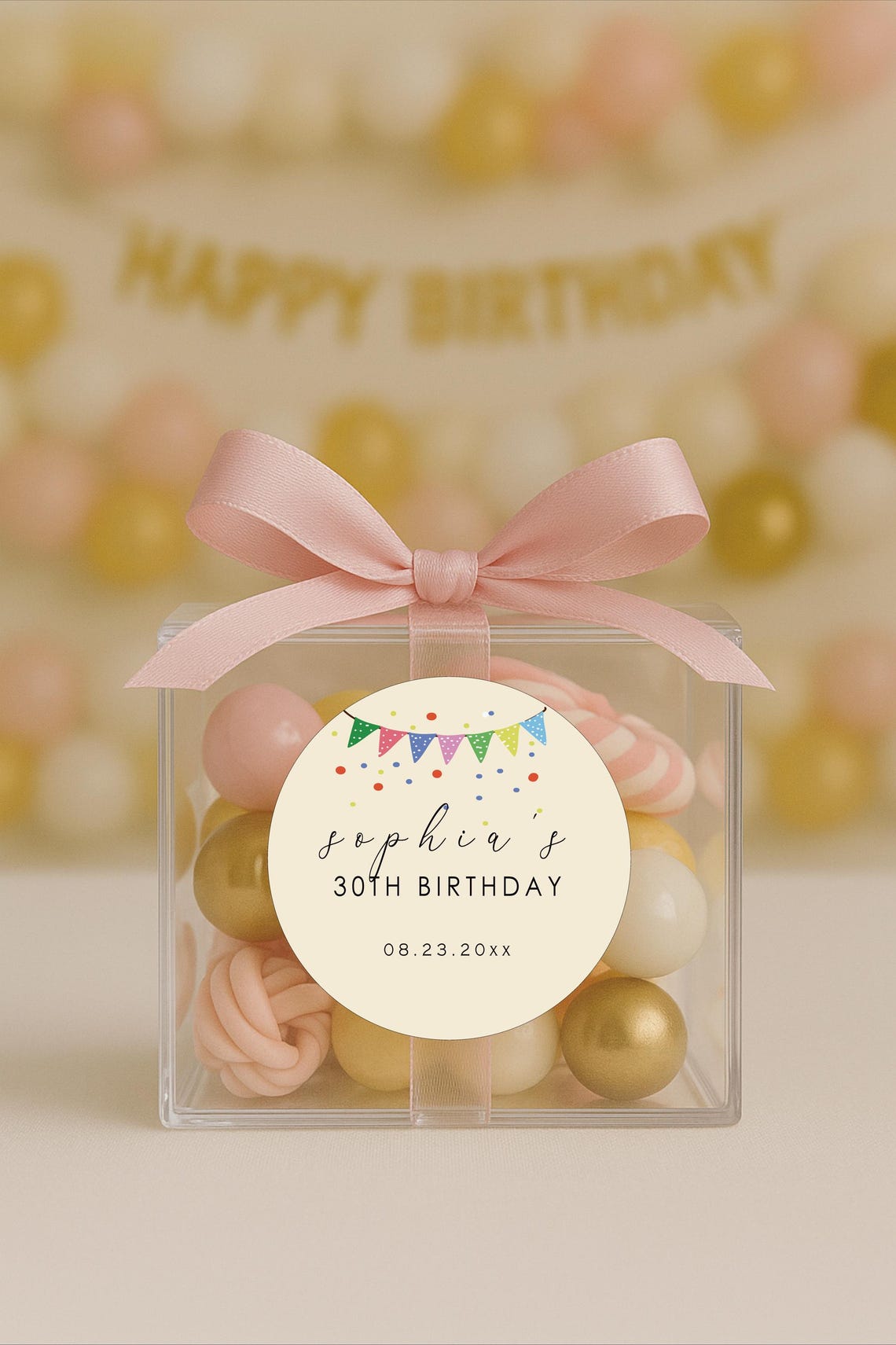 Custom Birthday Labels | Personalized Birthday Stickers | Birthday ...