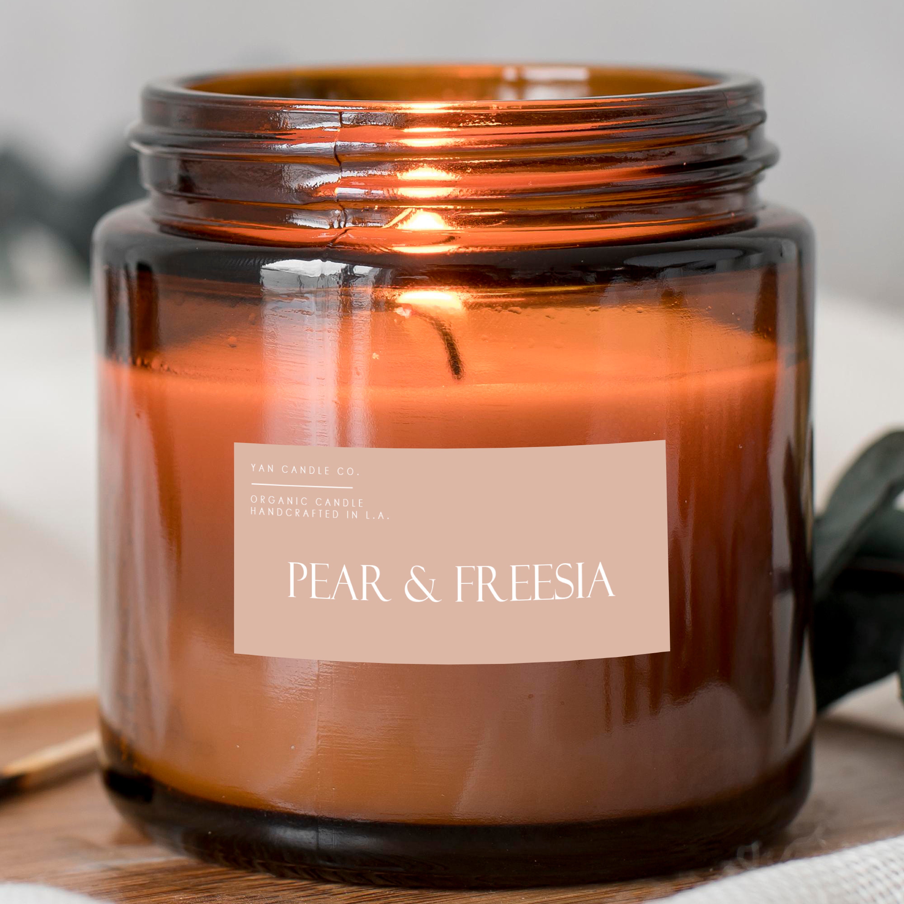 Custom Candle Label Sticker Minimalist Candle Sticker - Etsy