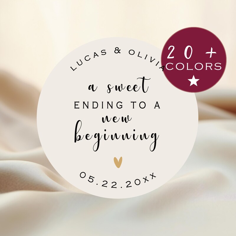 Wedding Favor Stickers - Etsy