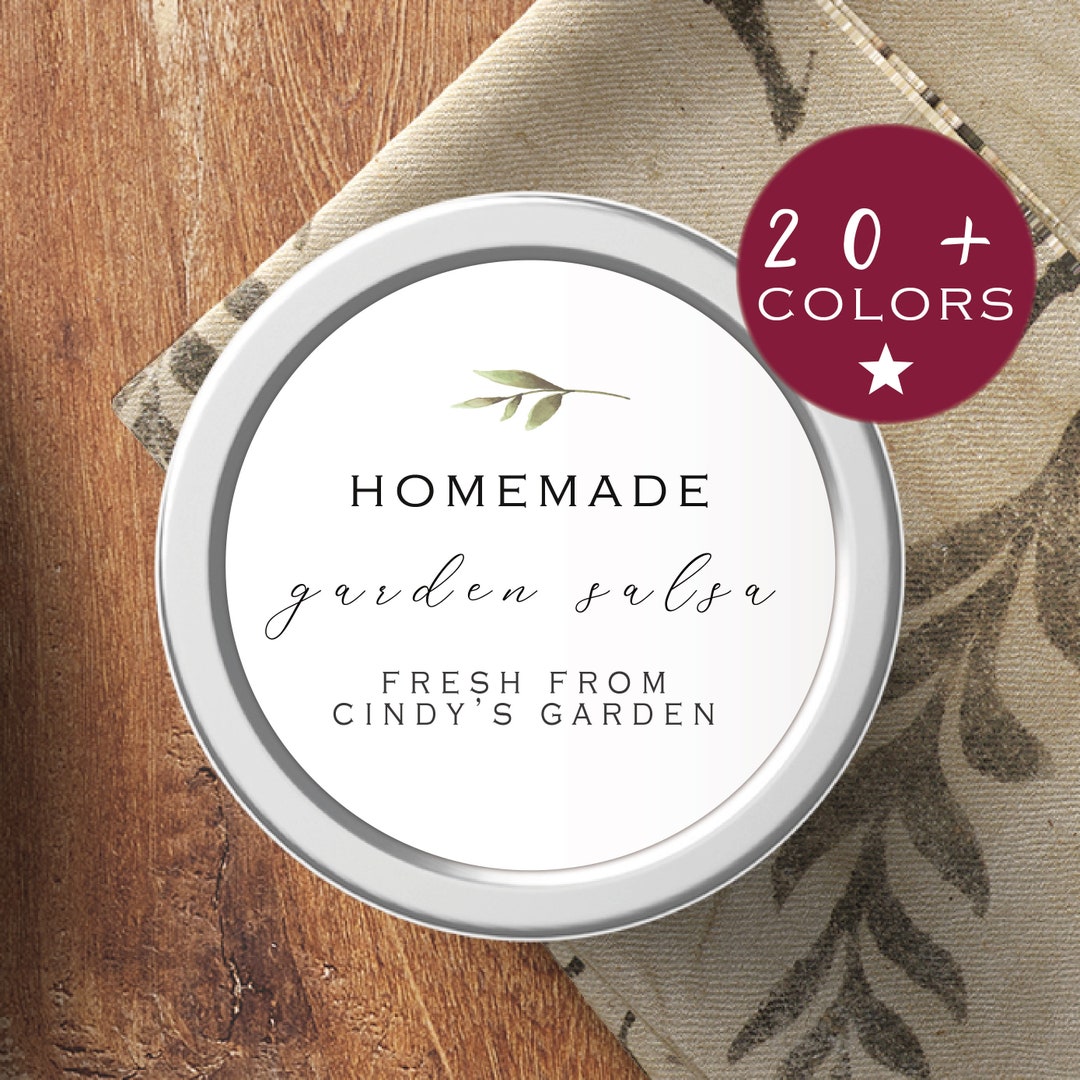 Canning Labels | Mason Jar Labels | Jam Jar Labels | Salsa Labels ...