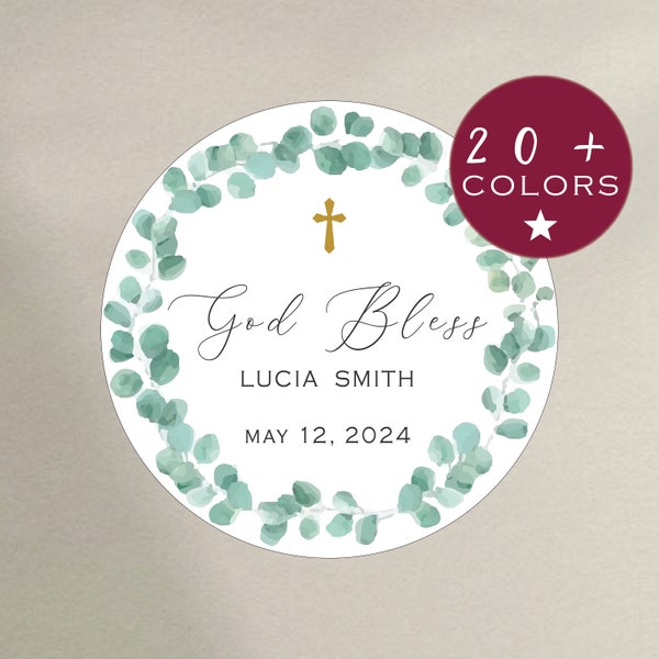 Green God Bless Stickers - Etsy