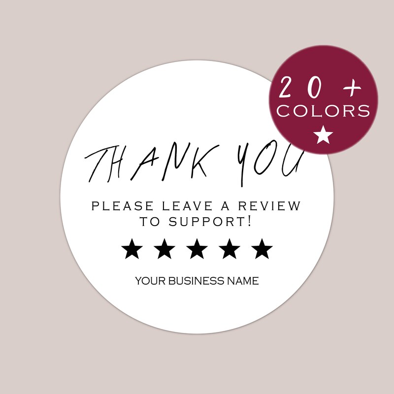Leave a Review - Etsy