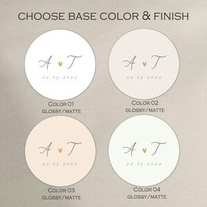 Wedding Envelope Seals | Monogram Envelope Labels | Wedding Initial ...