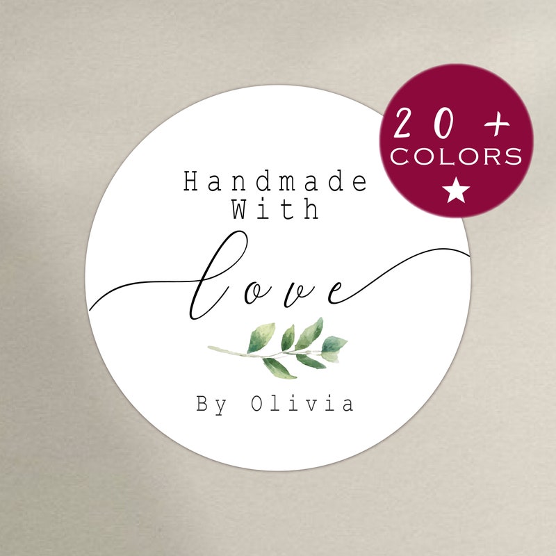 Made With Love Stickers - Etsy