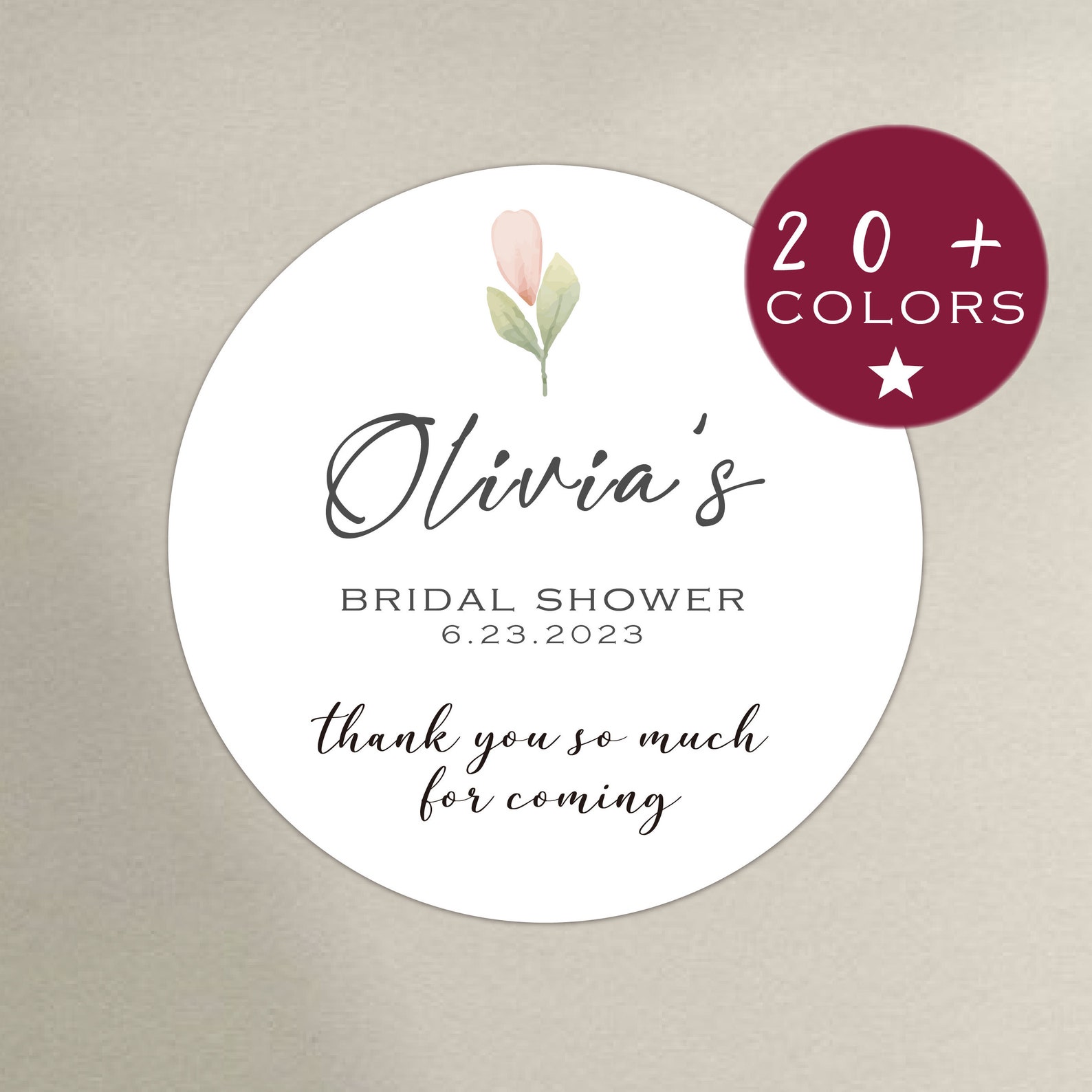 Bridal Shower Stickers Shower Favor Stickers Wedding - Etsy