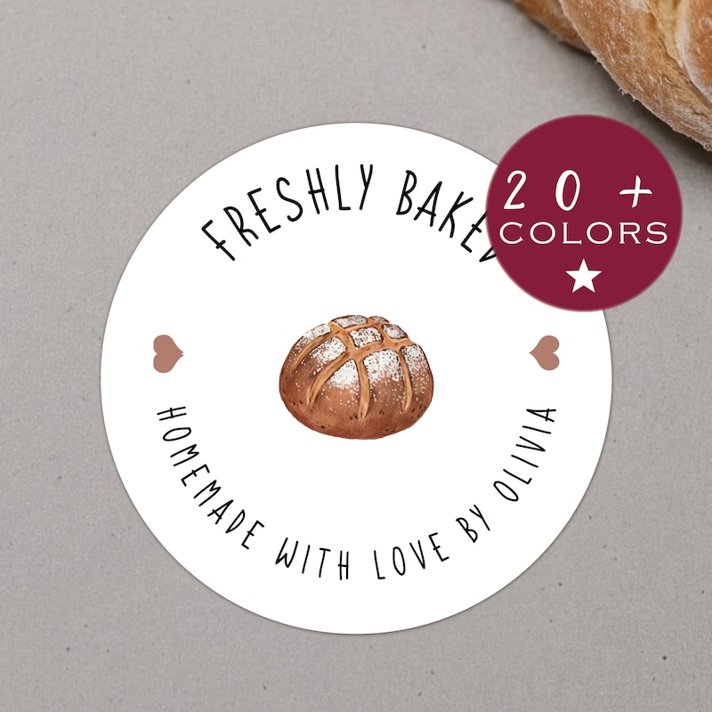 Custom B Bakery Labels - Etsy