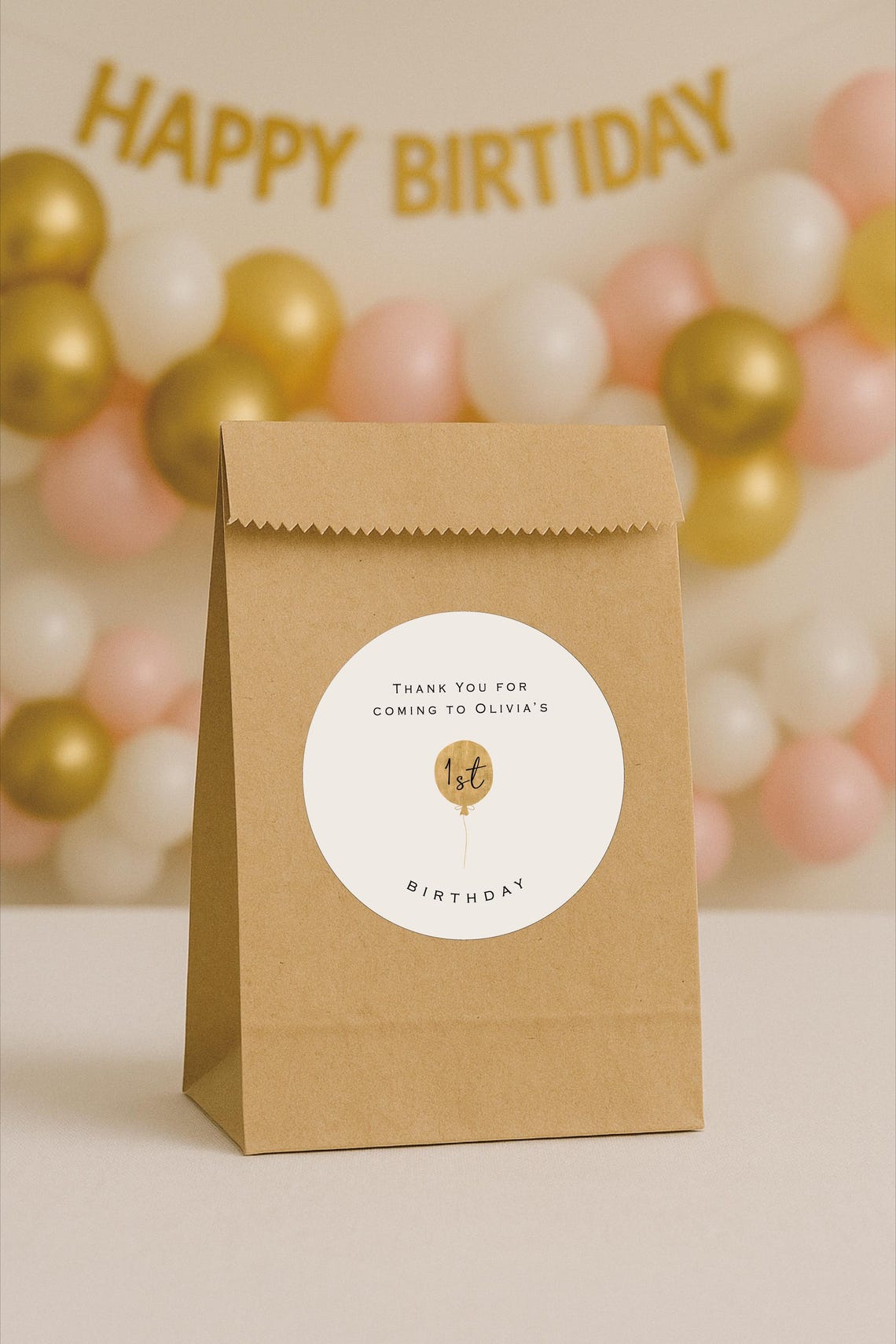 Custom Birthday Labels | Personalized Balloon Birthday Labels ...