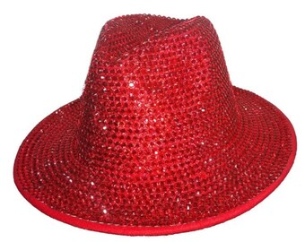 Sparkle Red Hat | Etsy