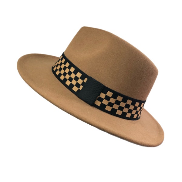 Plaid Fedora - Etsy