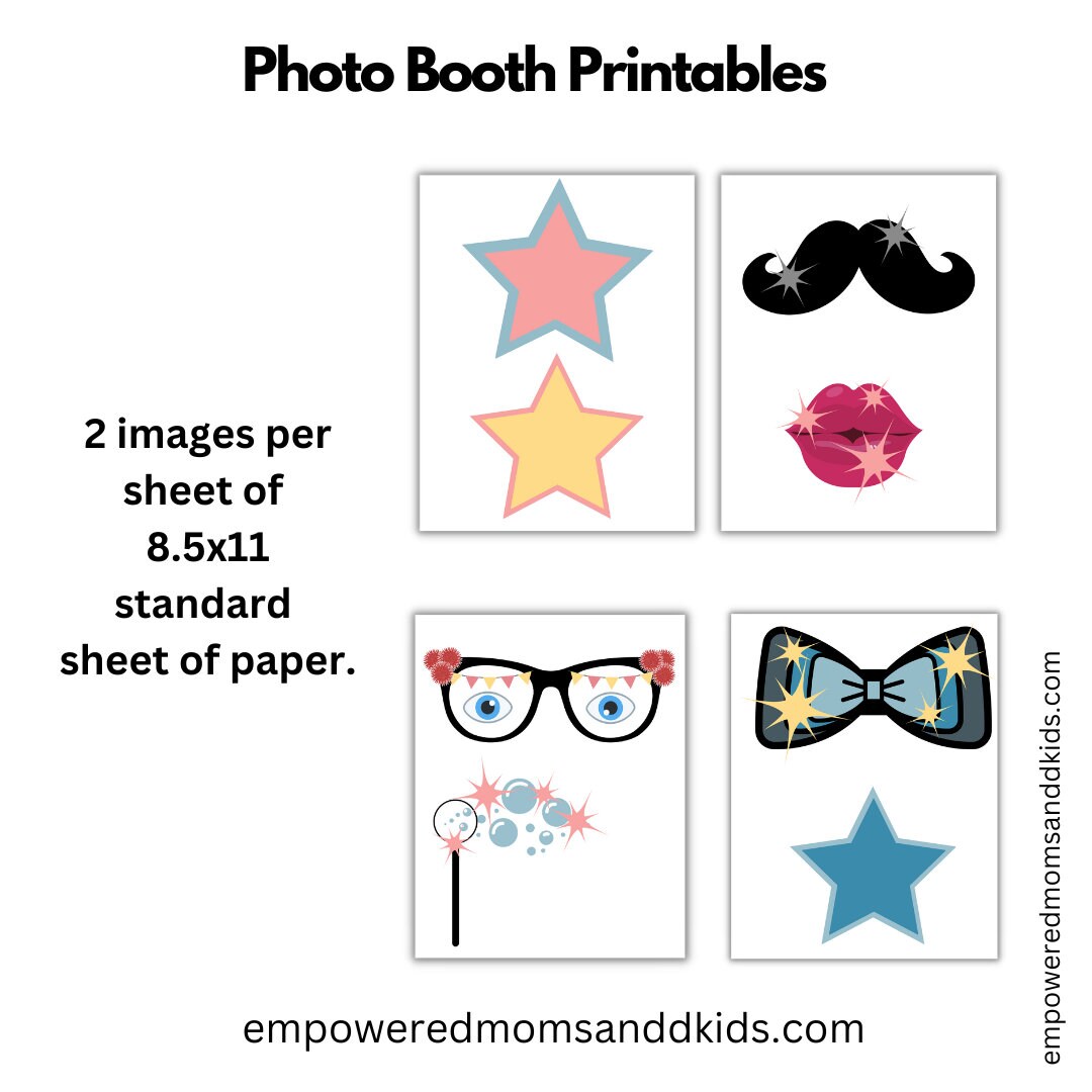 New Year's Eve Party Pack Printables: Banner, Photo Booth Printables ...