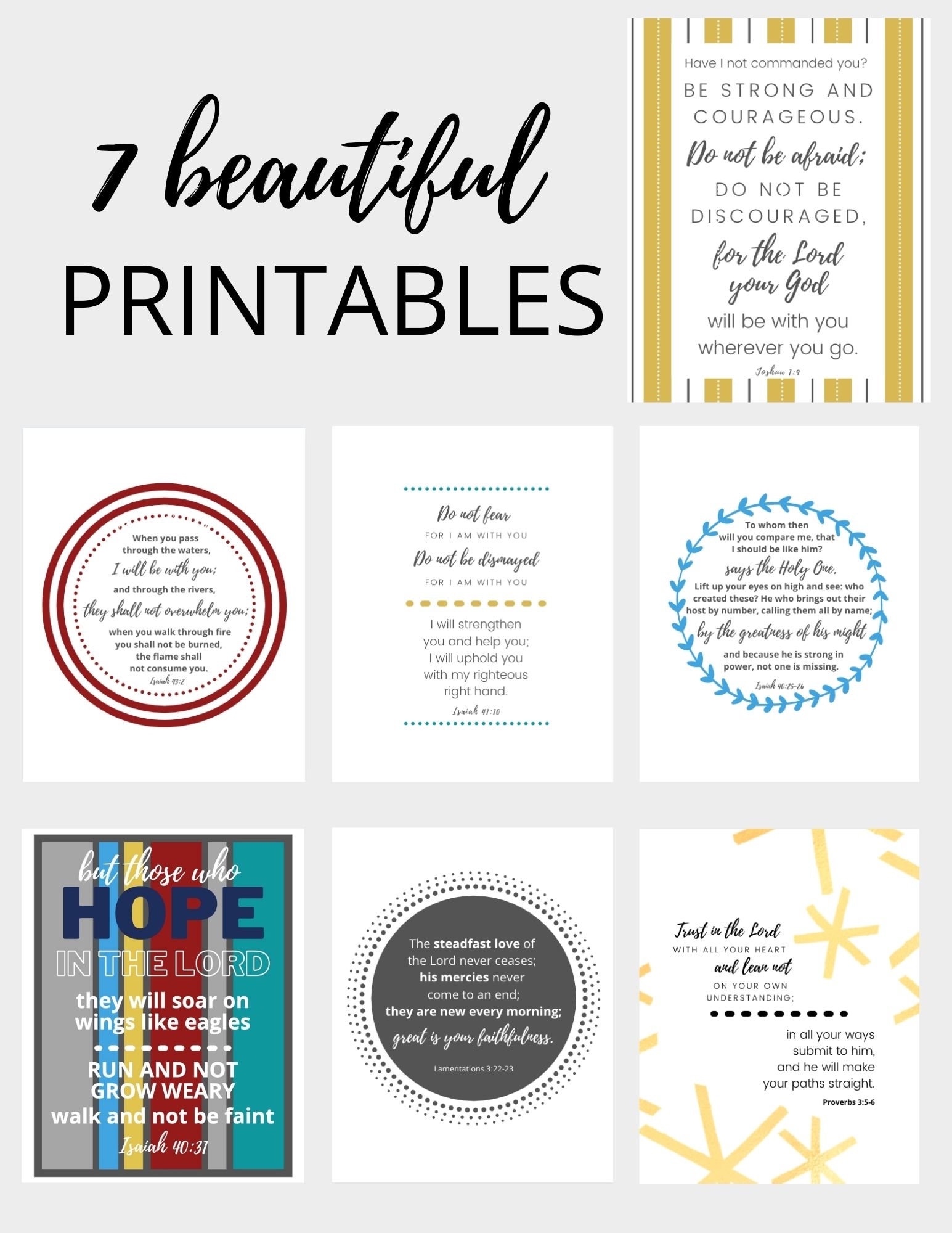 Uplifting Scripture Printables: Encouragement for Tweens and Teens - Etsy