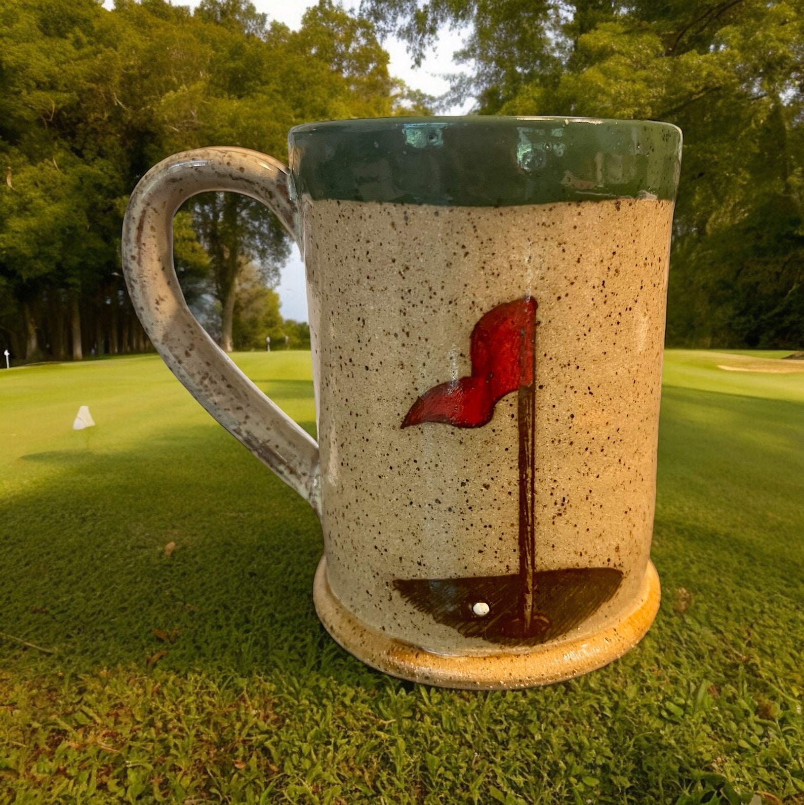 Handmade Golf Mug With Golf Ball: 3D Pottery Design - Etsy