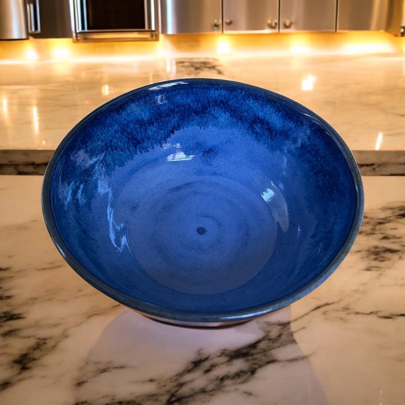 Blue Pottery Bowls - Etsy
