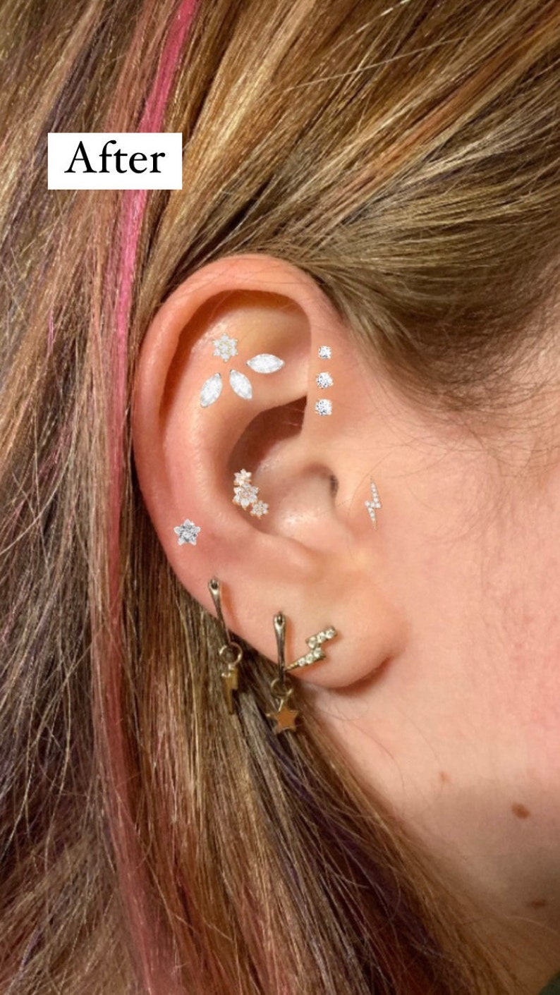 Digital Ear Curation Ear Mapping Constellation Piercing | Etsy