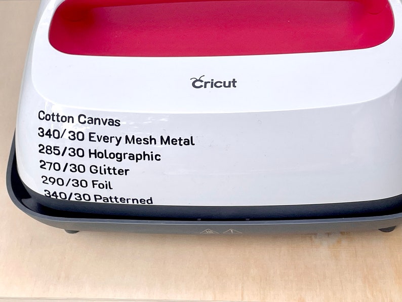 Cricut Easypress 2 Times and Temperatures Heat Guide SVG, Crafting ...