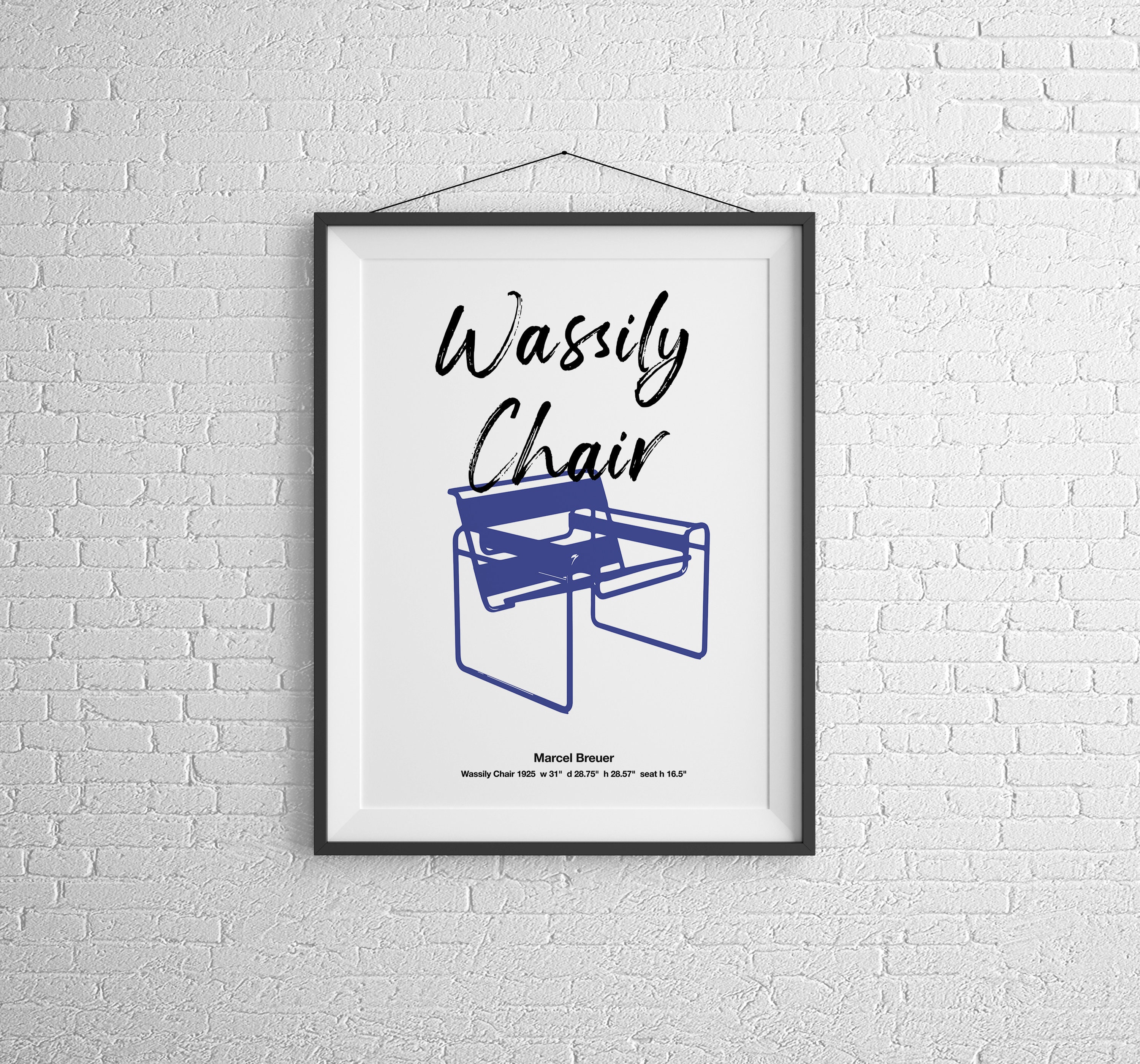 Chair Poster Series 02 Chair furniture Interior Instant | Etsy