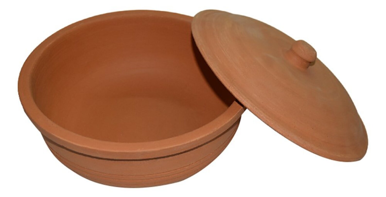 Hand Made Cooking Clay Pot & lid/Natural Clay Curry Clay Pot | Etsy