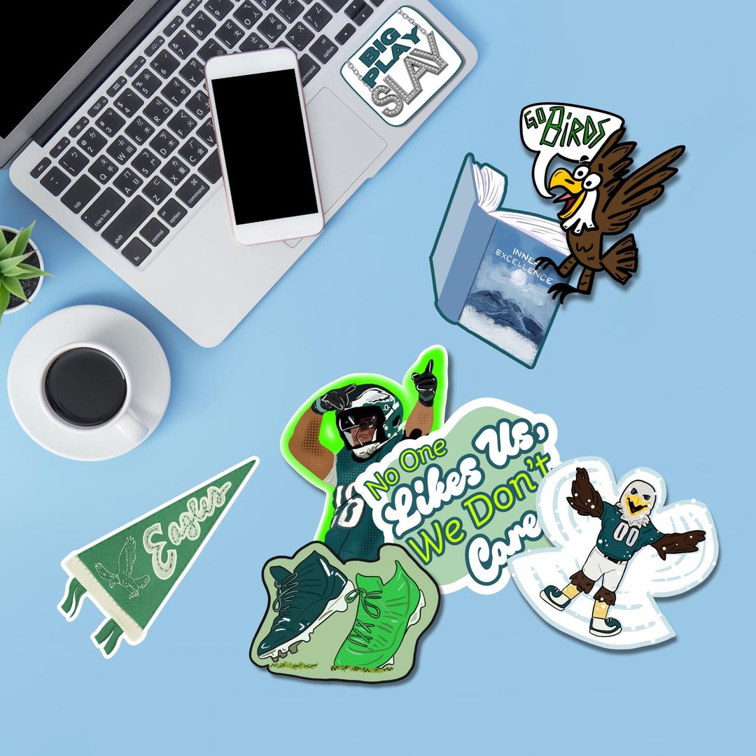 Eagles Stickers Pack (15 Stickers) - Etsy