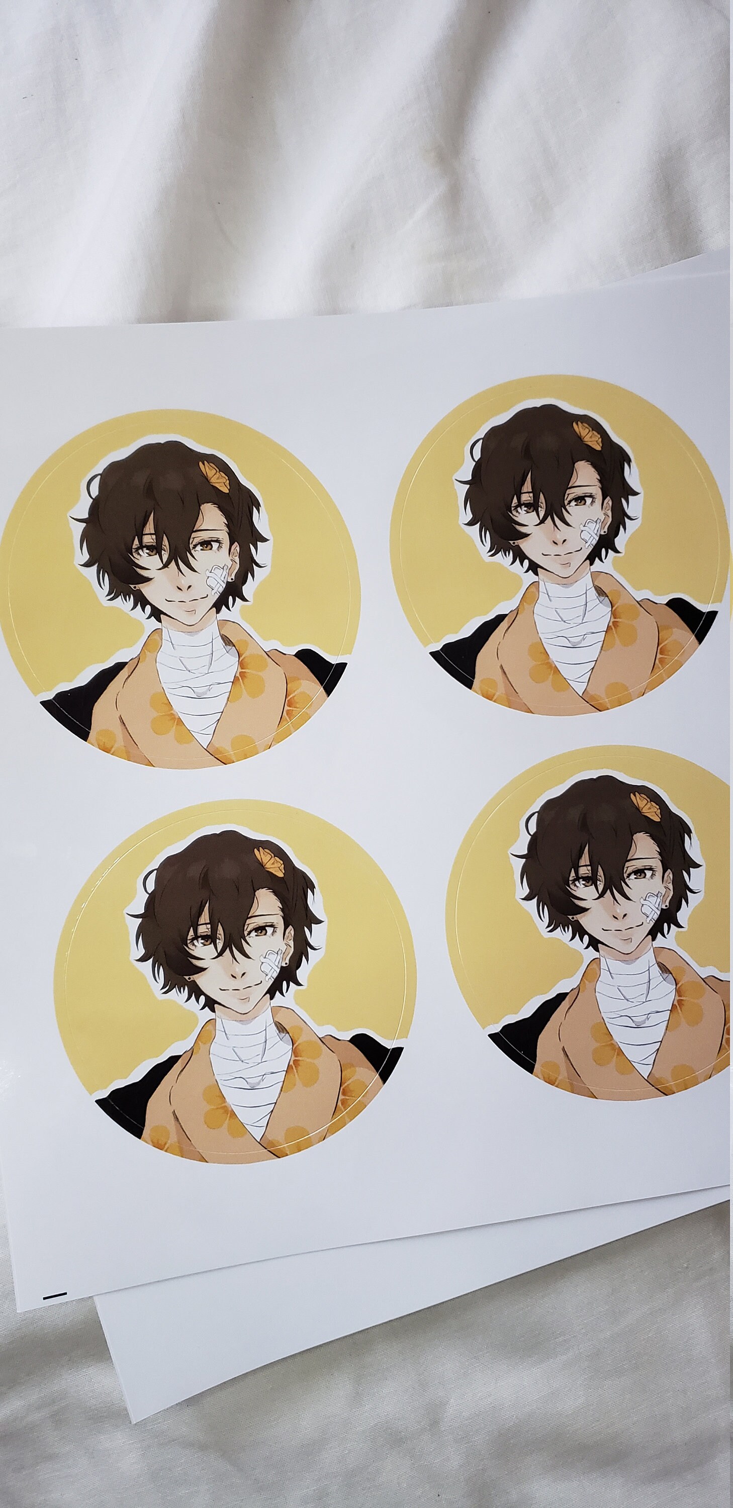 Dazai Osamu sticker | Etsy