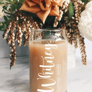 Clear Glass Cans | Personalized Glass Can| Name Mug | Beer Can Glass ...