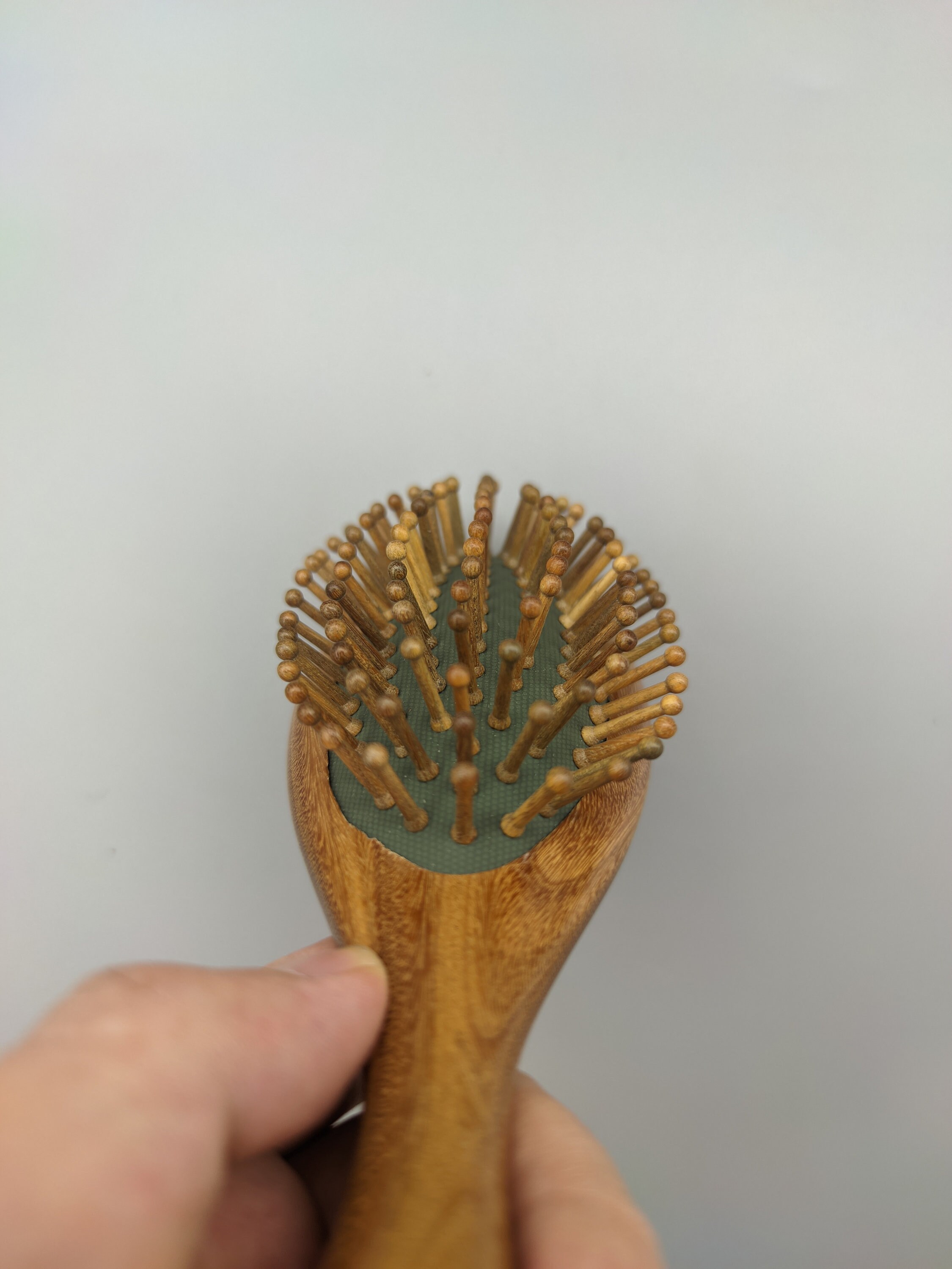 Handmade Verawood Scalp Massager Comb – Natural Wood Hair Brush for ...