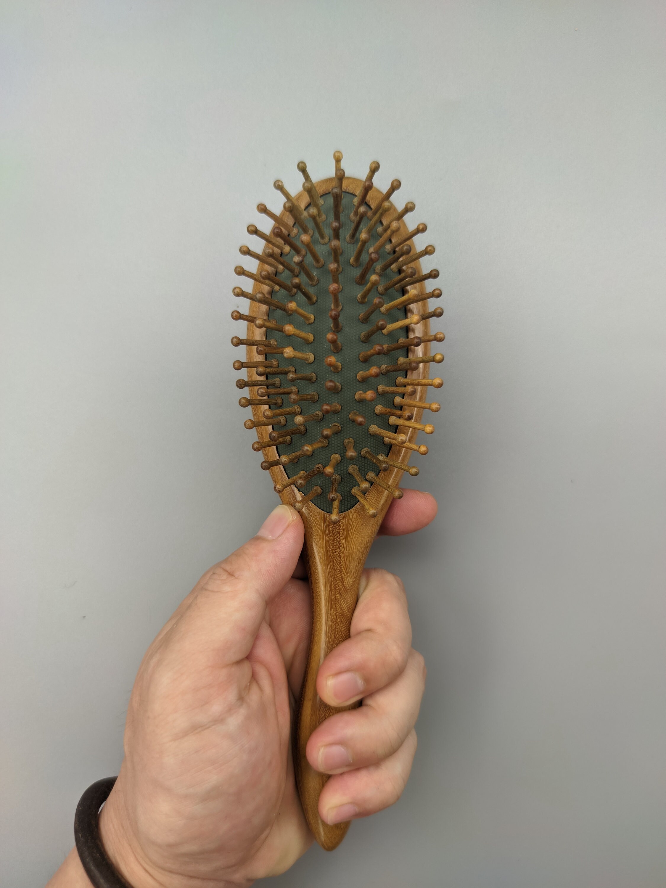 Wood Stings Hair Comb Scalp Massager Verawood Handmade Natural - Etsy
