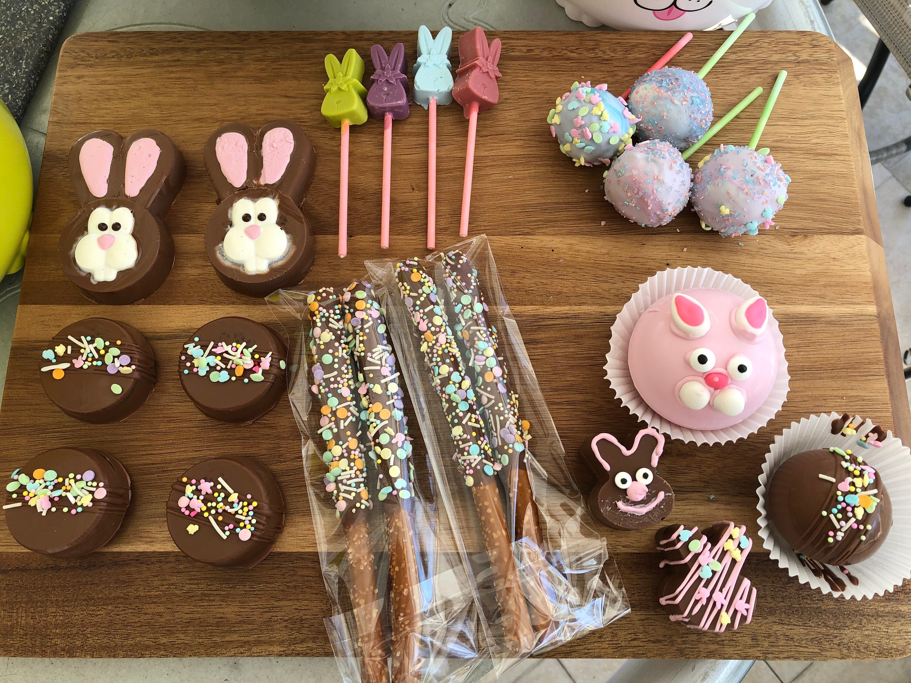 Easter Basket Filled With Homemade Chocolate | Etsy