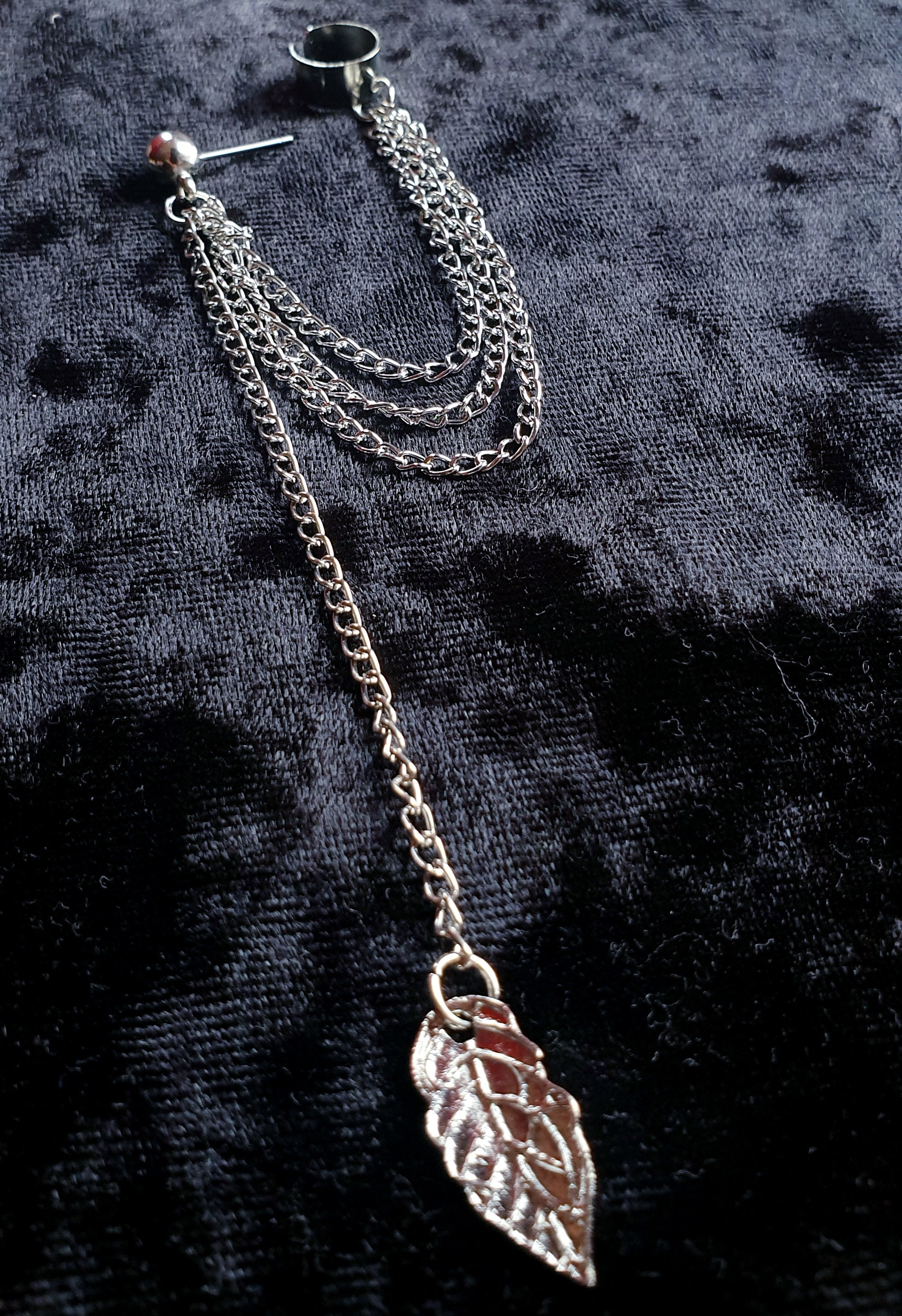 Bajoran Earrings Simple Drop Earrings for Her Gold Chain - Etsy UK