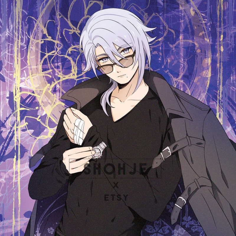 Genshin Ayato Print - Etsy