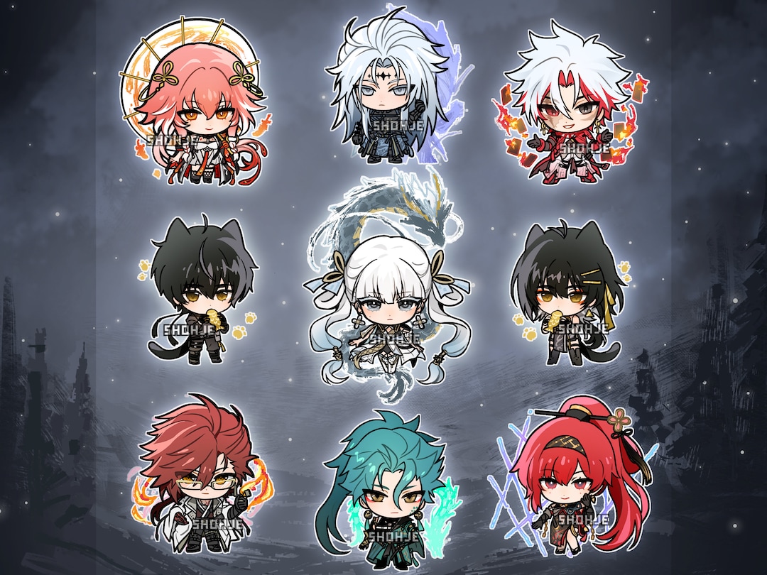 PEDIDO ANTECIPADO // Chaveiro de ondas uivantes WUWA changli calcharo ...