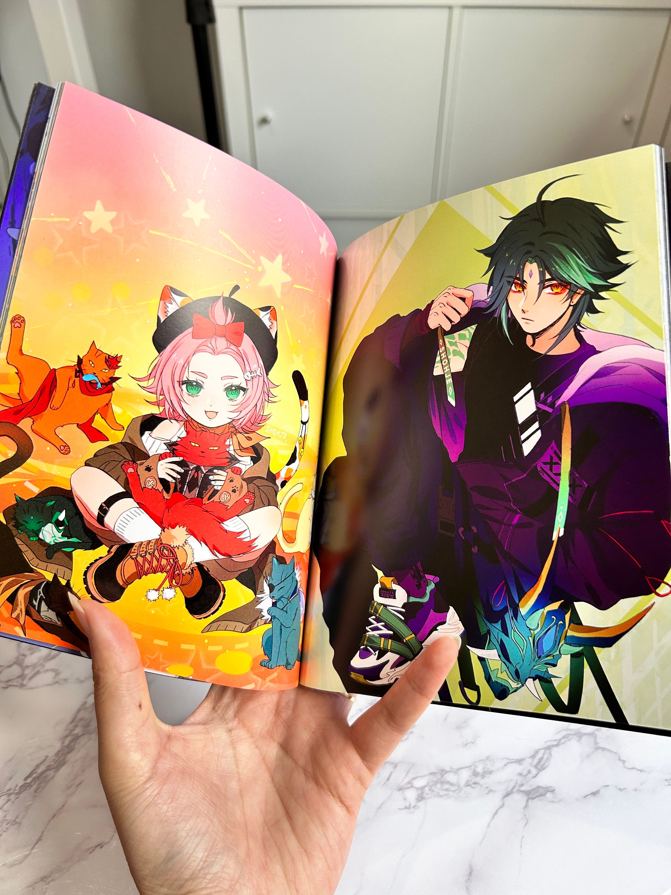 GENSHIN IMPACT ZINE - Fashion Art Book Zine / 68 Pages (fan Art) - Etsy