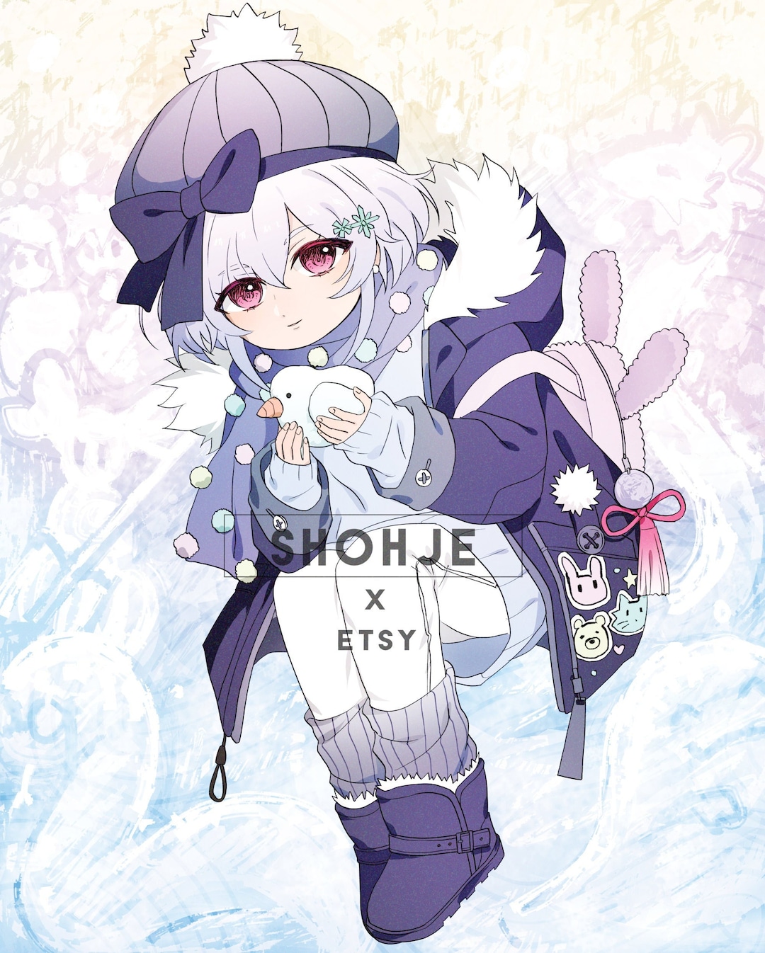 GENSHIN IMPACT - Qiqi Fashion - PRINT (unofficial Fan Merch) - Etsy