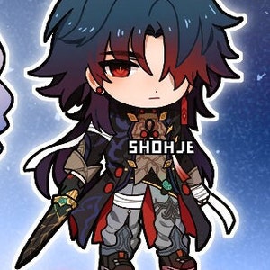 HONKAI STAR RAIL - Set 2 - Sampo / Kafka / Silver Wolf / Blade - Chibi ...