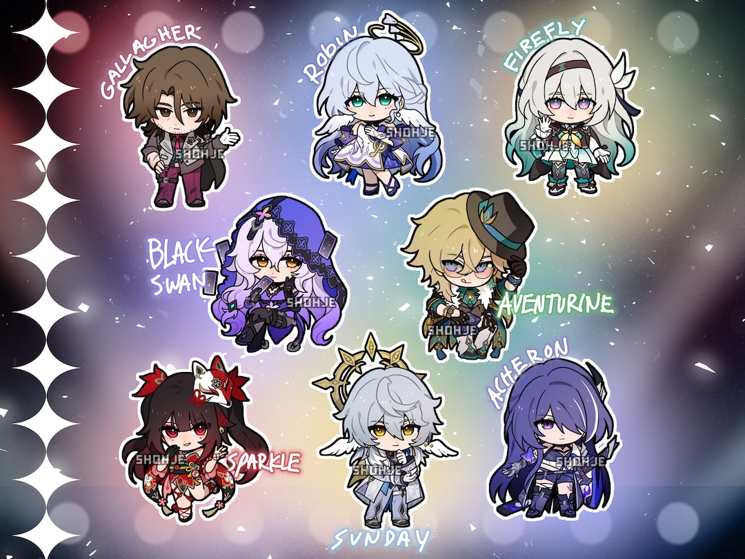 HONKAI STAR RAIL Penacony Keychain Charms - Sunday Gallagher Robin ...