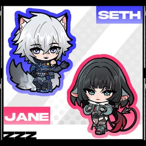ZZZ Zenless Zone Zero Keychain Charms - N.e.p.s. // Seth Lowell Jane ...