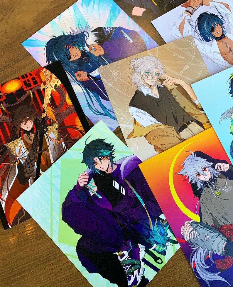 GENSHIN IMPACT - Hutao - PRINT (unofficial Fan Merch) - Etsy