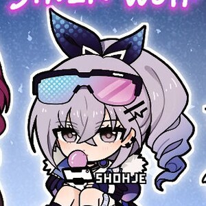 HONKAI STAR RAIL - Set 2 - Sampo / Kafka / Silver Wolf / Blade - Chibi ...