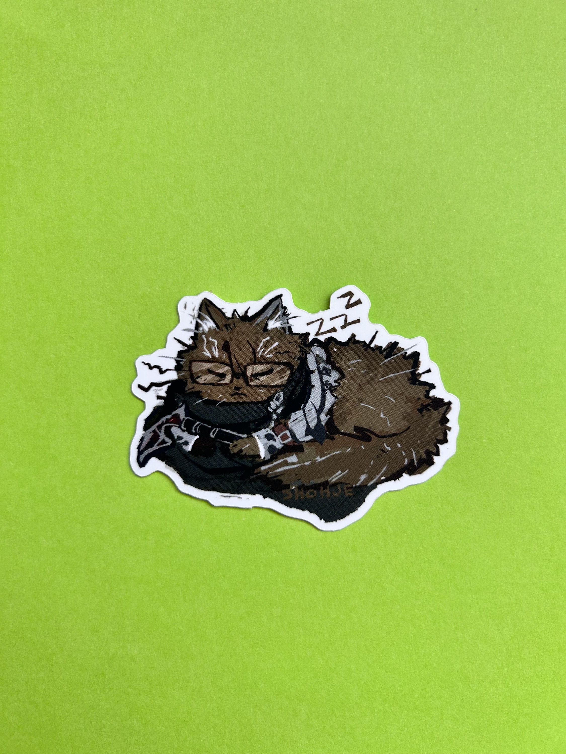HONKAI STAR RAIL - "old Welt Nyang Cat" Sticker // Welt Yang // Fan Art ...