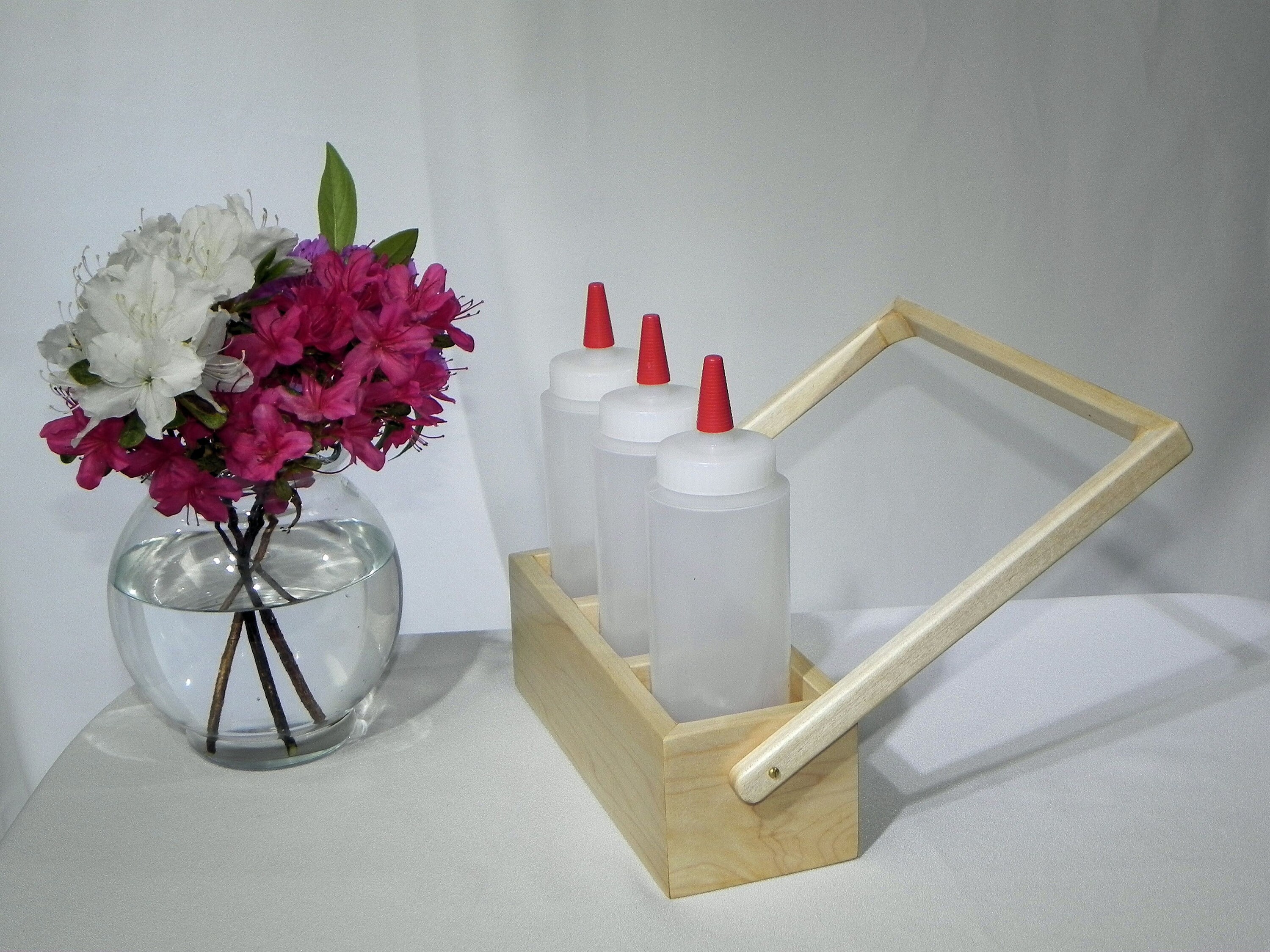 Condiment Carrier, Maple, 3 Bottle - Etsy