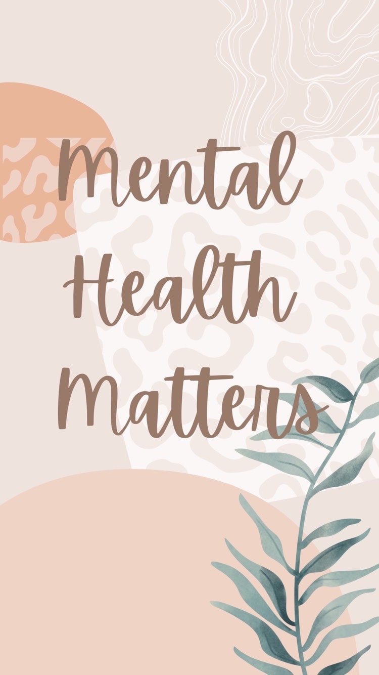 Mental Health Matters Phone Background/lock Screen - Etsy