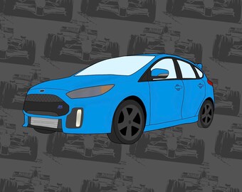 Ford Focus Rs Decal - Etsy