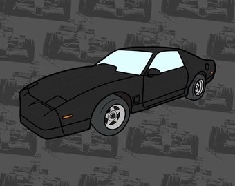 Pontiac Firebird Sticker - Etsy