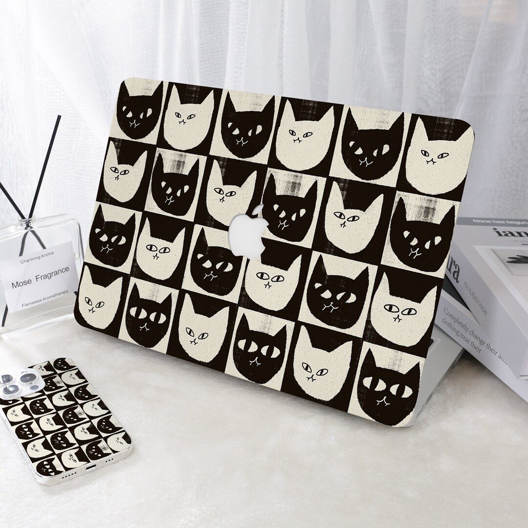 Cute Cats Cartoon MacBook Case Laptop Cover for MacBook Air Case 15/13 ...