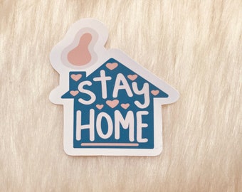 Stay Home Stickers | Etsy
