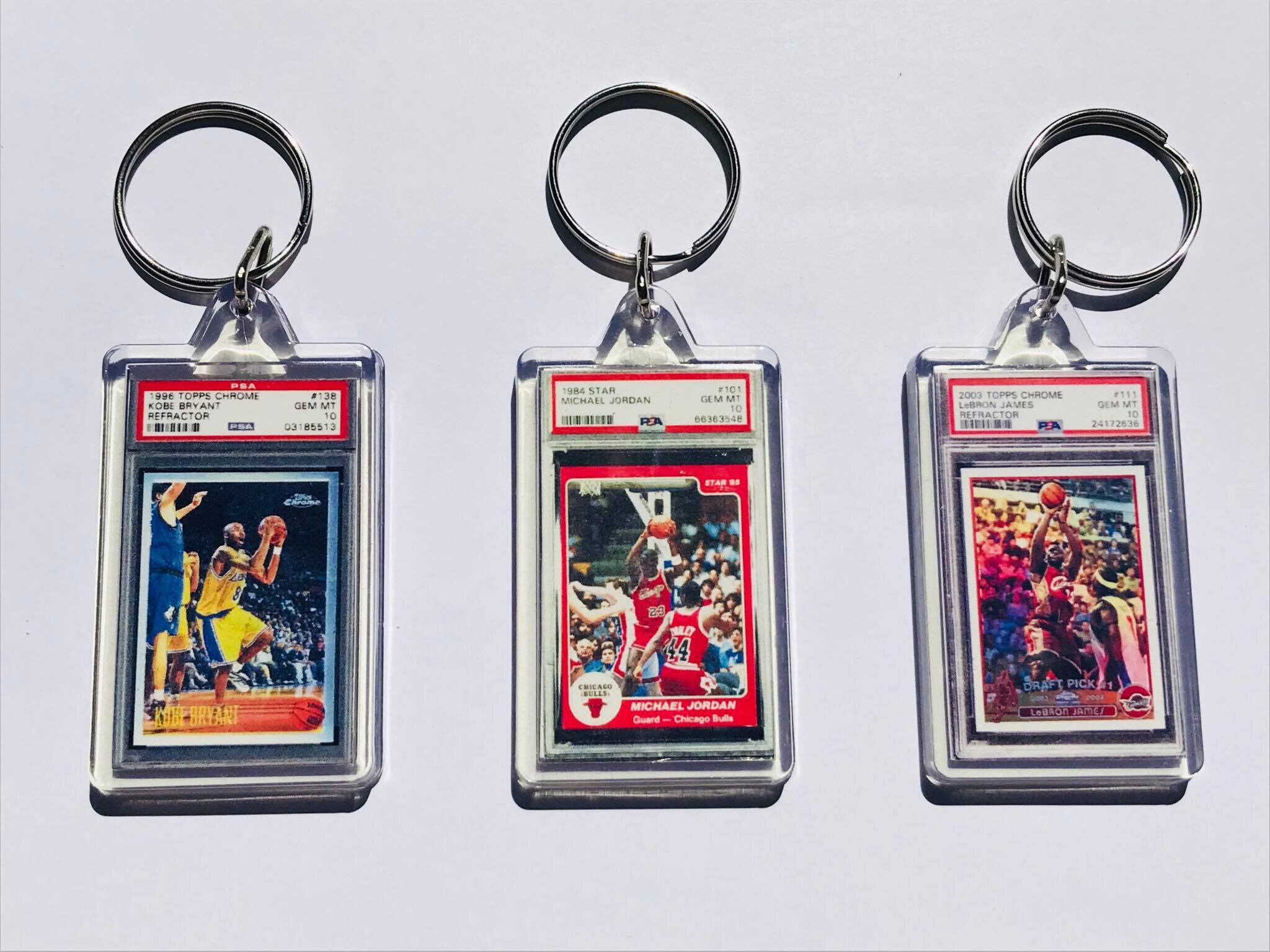 Michael Jordan 57 Rookie 2 Keychains Bulls 1986 Fan Made - Etsy