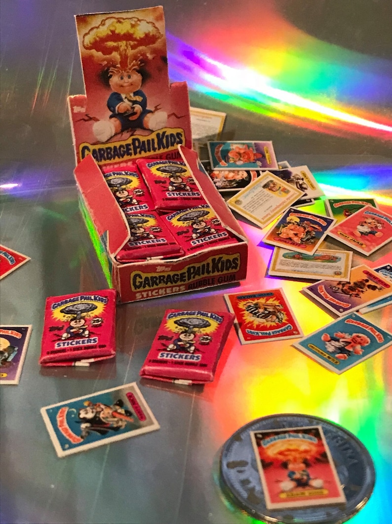 Gpk Os 1 Micro Cards Garbage Pail Kids - Etsy
