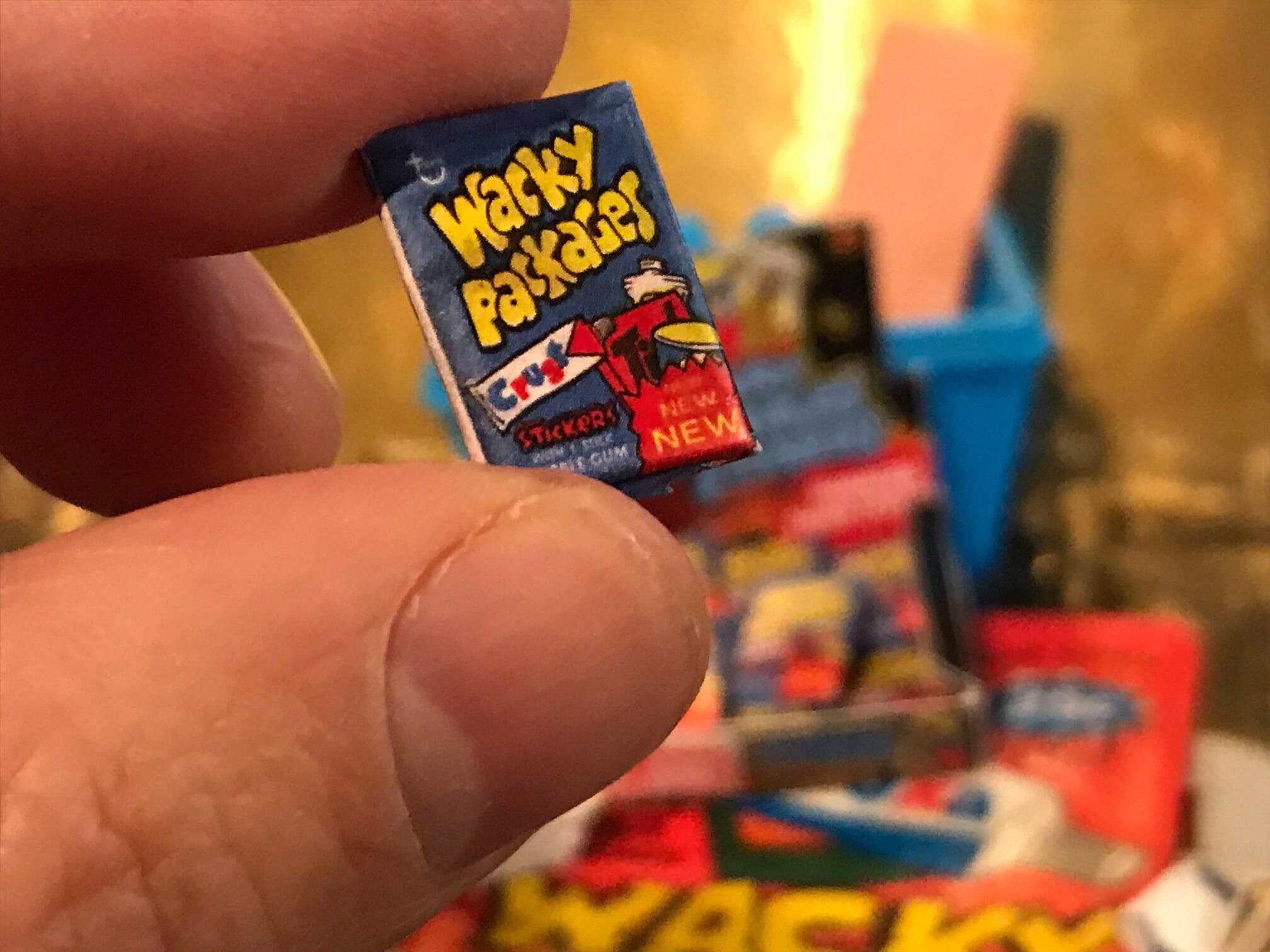 1975 WACKY PACKAGES Micro Cards Miniature Box With 5 Full Packs - Etsy