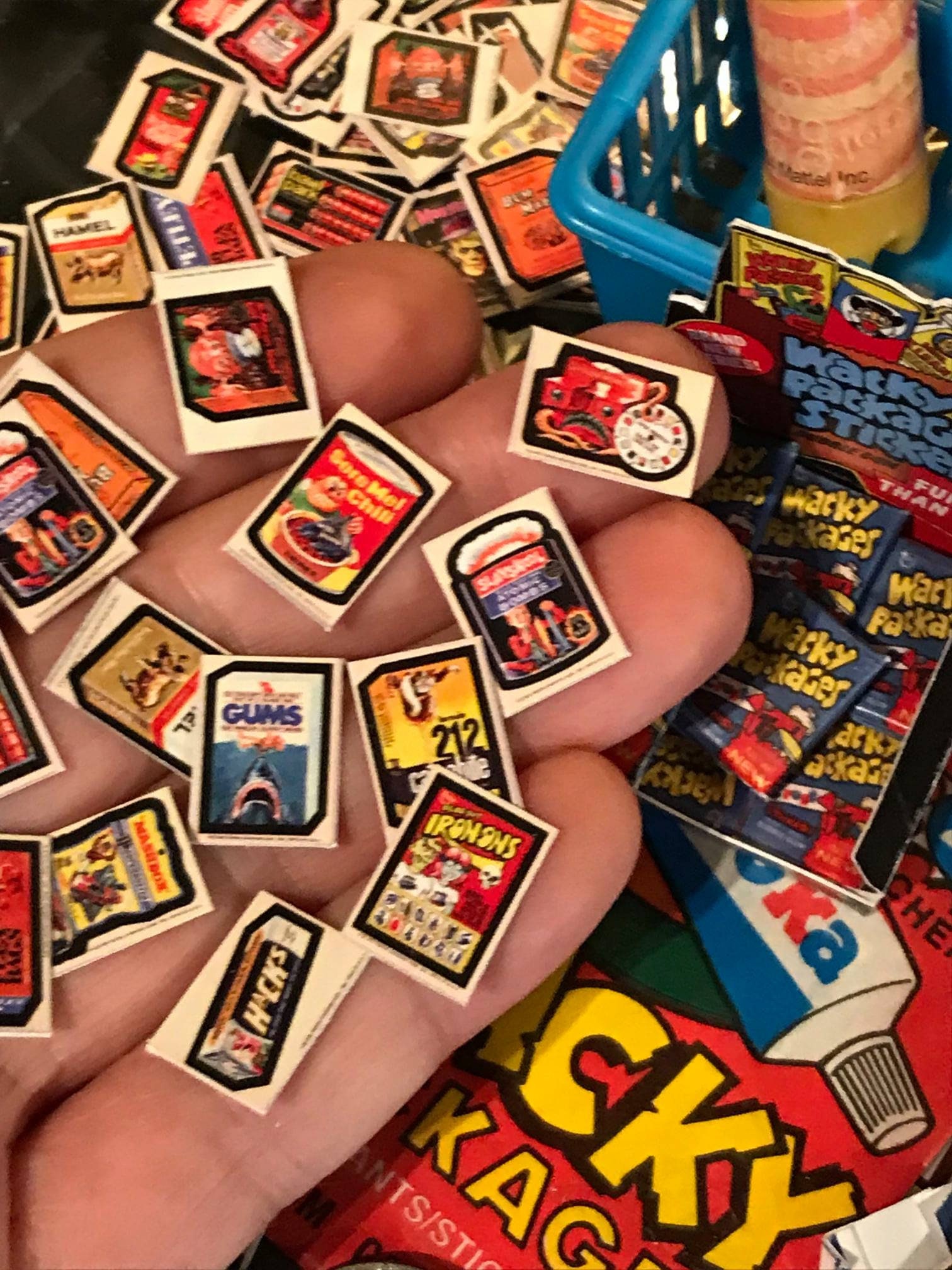 1975 WACKY PACKAGES Micro Cards Miniature Box With 5 Full Packs - Etsy