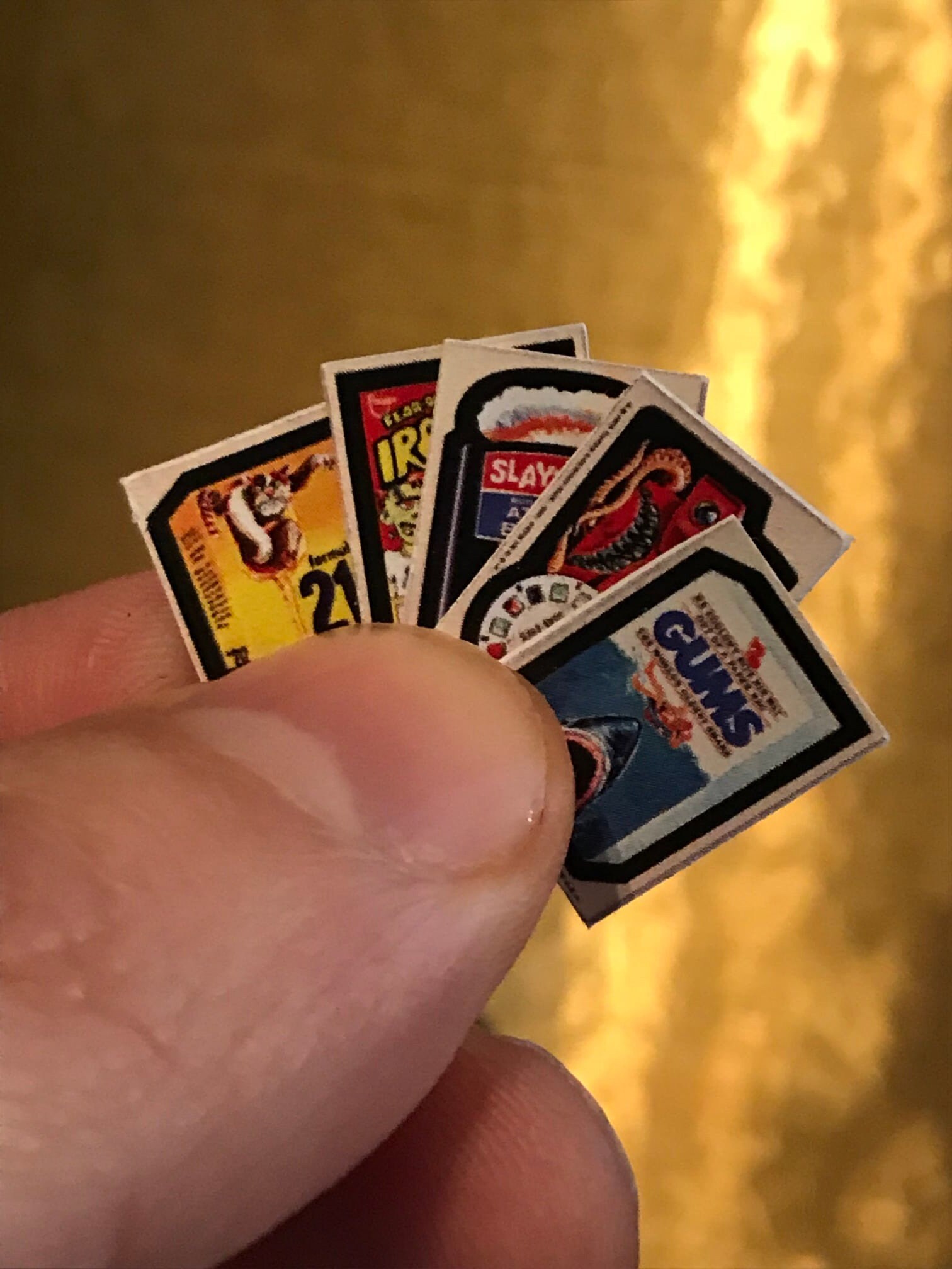 1975 WACKY PACKAGES Micro Cards Miniature Box With 5 Full Packs - Etsy