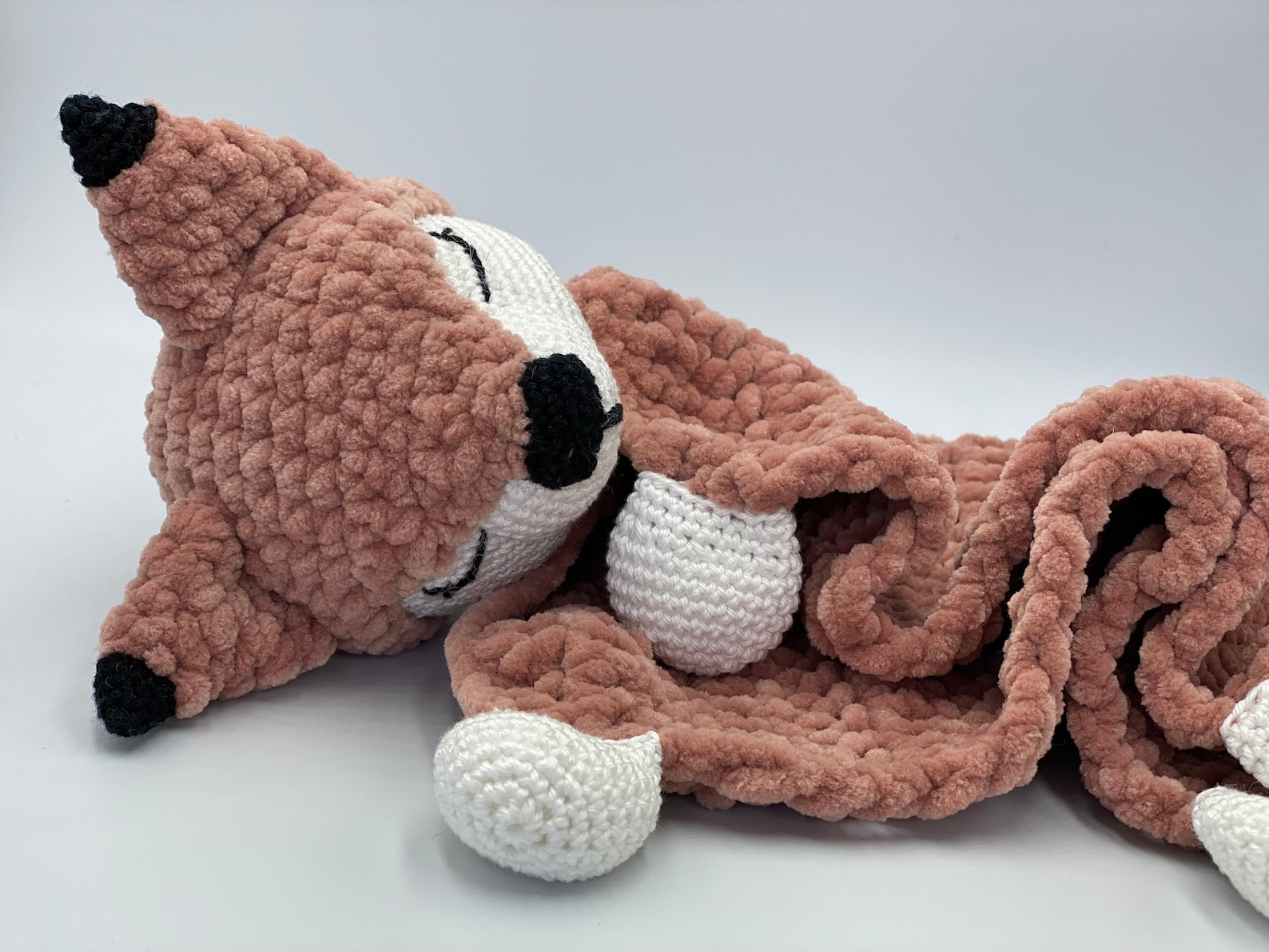 Crochet Pattern Comforter Cuddly Fox schnuffeltuch Fuchs | Etsy